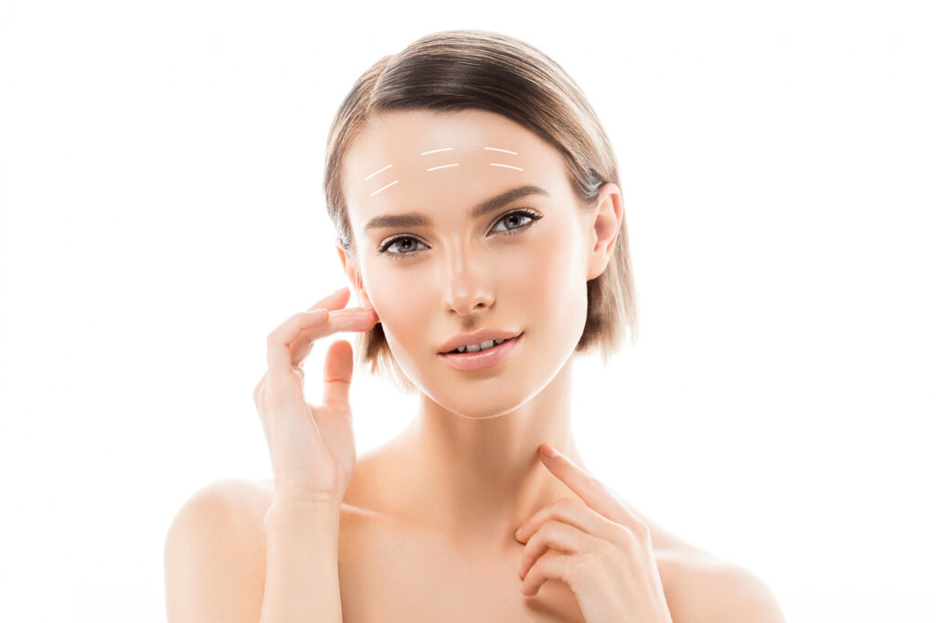 Botox čelo a medziobočie - Frais